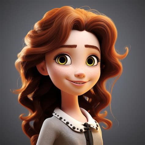 Premium Photo Realistic 3d Model Of Disney Character In Fancy Outfit