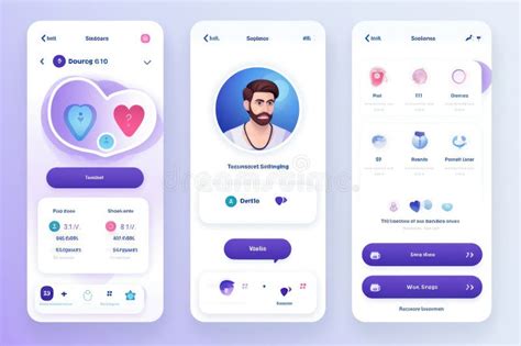 Modern Web App Design Template With Flat Illustration Of Smartphone