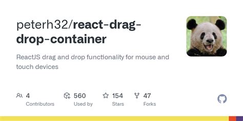 GitHub Peterh React Drag Drop Container ReactJS Drag And Drop Functionality For Mouse And