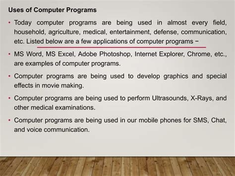 unit 1 program development cycle ppt desktop publishing computer