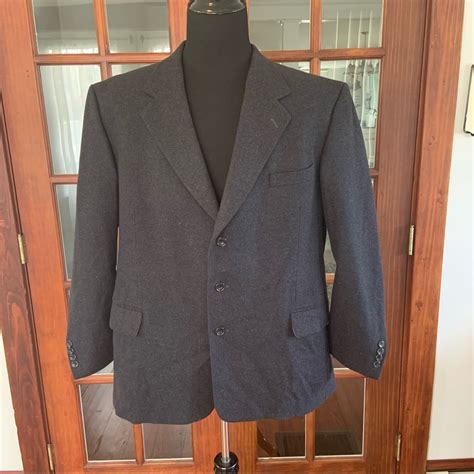 Gianfranco Ruffini Black Cashmere Sport Coat Gem