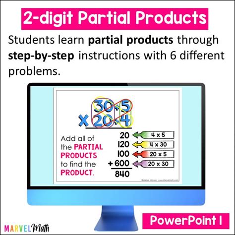 2 X 2 Multiplication Partial Products Area Model And Traditional