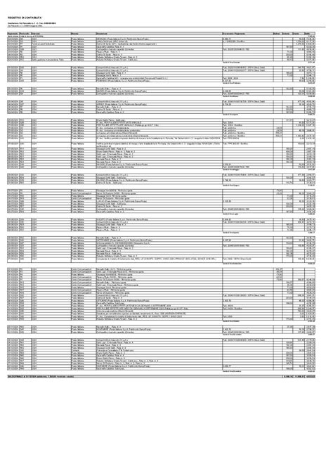 Registro Di Contabilita Fac Simile Gestioni Condominiali Pomezia