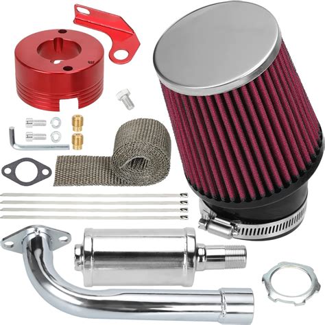 Minibike Exhaust Pipe Custom Header Exhaust Pipe For Predator 301cc