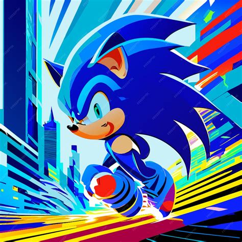 Premium Vector Sonic Vector Illustration