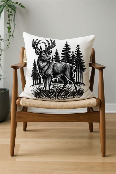 White Tailed Deer Svg Buck Forest Clipart Hunting Sublimation Digital Download Etsy