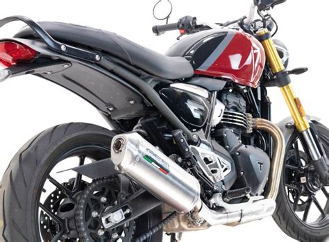 Gpr Exhaust Compatible With Triumph Scrambler 400 X 2023 2025 Satinox