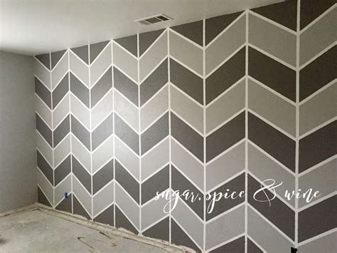 Chevron Pattern Wall