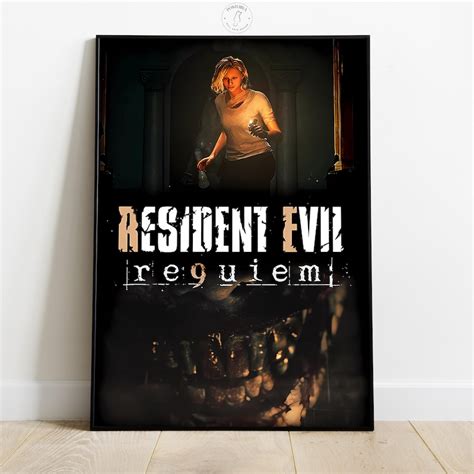 Resident Evil Requiem Poster Video Game Wall Art Gamer Room Decor