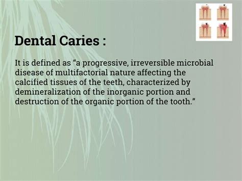 Sequelae Of Dental Caries Pptx