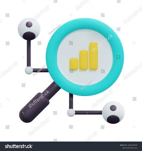 3d Magnifying Glass Consumer Icon Vector Stock Vector Royalty Free