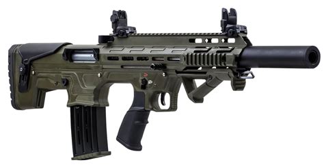 Panzer Arms Bp12bsodg Bp12 Od Green 12 Gauge 20 3 5 1 Fixed Bullpup