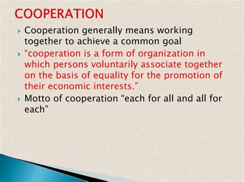 Cooperation Pptx