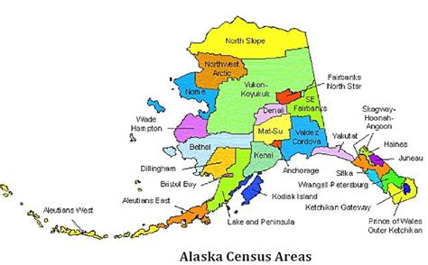 Alaska Borough Census Areas