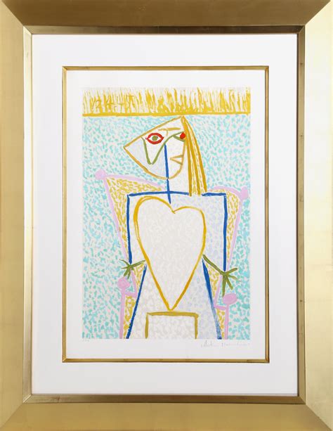 Femme Au Buste En Coeur Pablo Picasso Rogallery