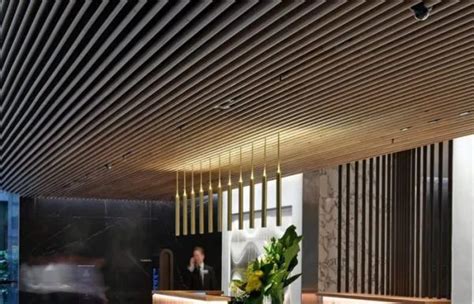 Grooved Wooden Acoustic Panel Ceiling System Acoustic Panel Acoustic Design Acoustic