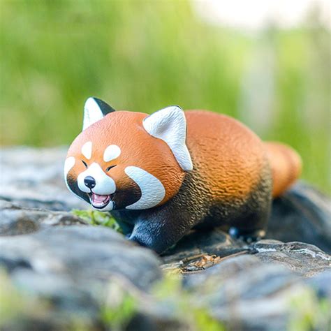 空想造物快樂小熊貓10手辦不二馬大叔潮玩公仔可愛擺件模型車載 蝦皮購物