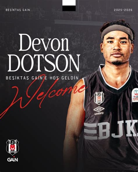 Resmİ Devon Dotson Beşiktaş Gainde Basket Dergisi Basketbol Basketbol Haberleri