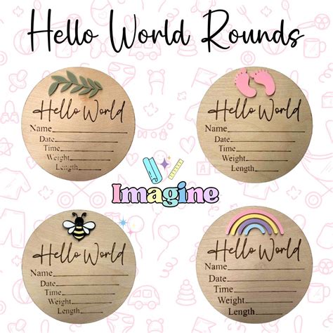 Hello World Rounds Imagine Vinyl Hello World Rounds Imagine Vinyl