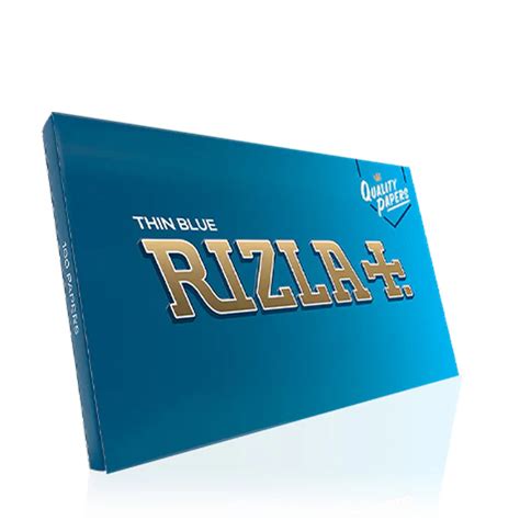 Rizla Super Thin Blue Rolling Papers Box Of 25 Quecan Distribution
