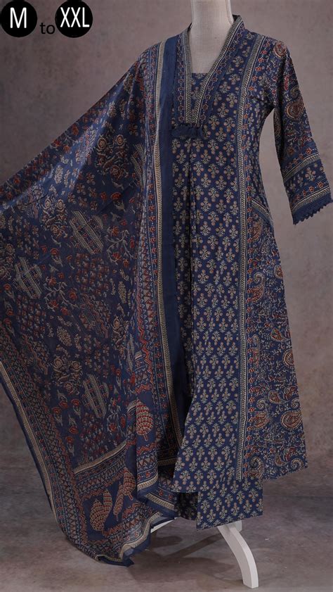 Pure Cotton Salwar For Women A Line Salwar Without Slit Jaipuri Print