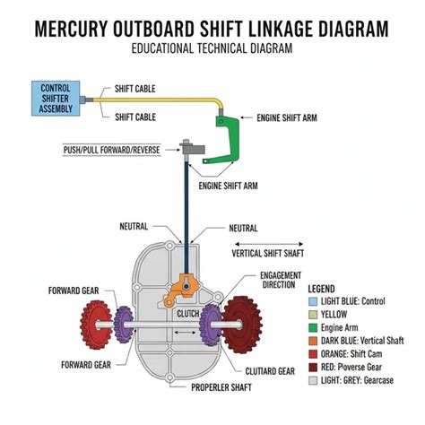 Shifter Mercury Outboard Shift Linkage Diagram Repair Guide Diagraminfo