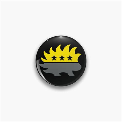 Ancap Libertarian Porcupine Black And Yellow Anarcho Capitalist Symbol On Black Background Hd