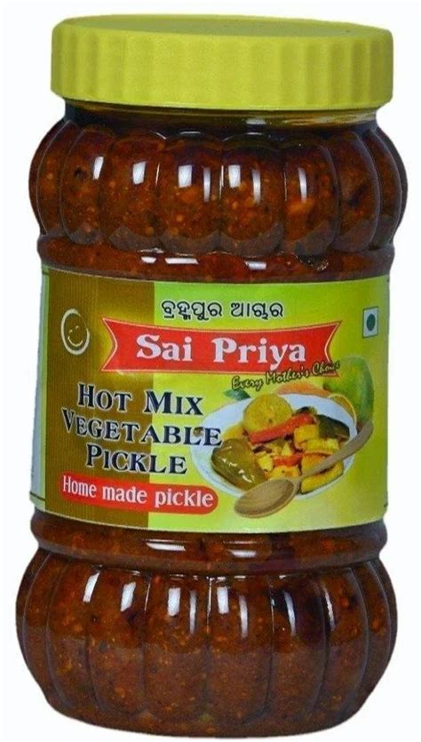 Sai Priya Hot Mix Vegetable Pickle Packaging Size 1 Kg Packaging Type Jar At Rs 72jar In