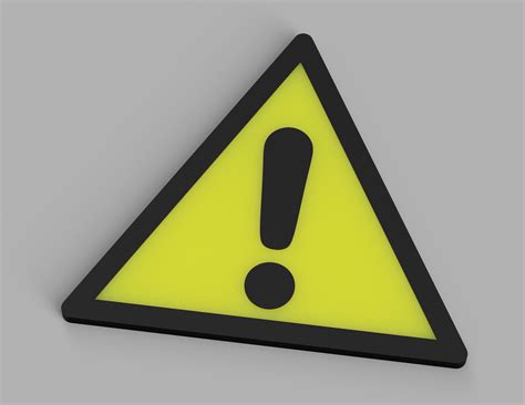 Warning Sign By Aimée Wright Download Free Stl Model