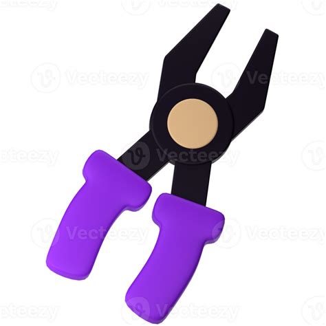 3d Illustration Plier 22796951 Png