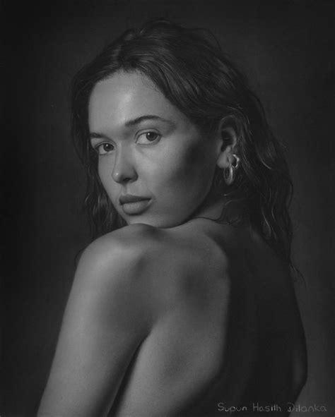 Illusion Of Love 8x10 Charcoal On Canson Paper Supun Hasith Dilanka