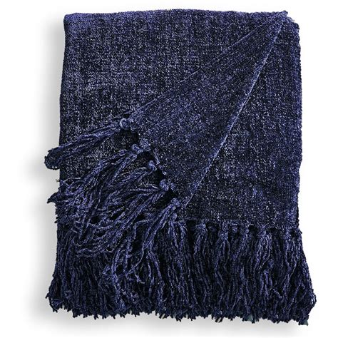 Chenille Soft Throw 1 5m X 2m Blue Big W