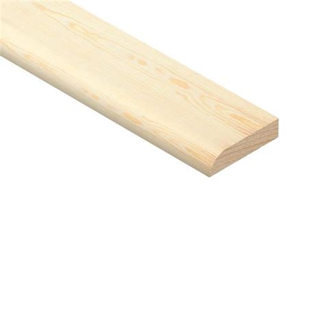 Pine Round One Edge Pine Cover Moulding 2400mm X 9mm X 34mm Stair
