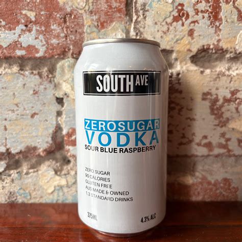 South Ave Zero Sugar Vodka Sour Blue Raspberry Otters Promise
