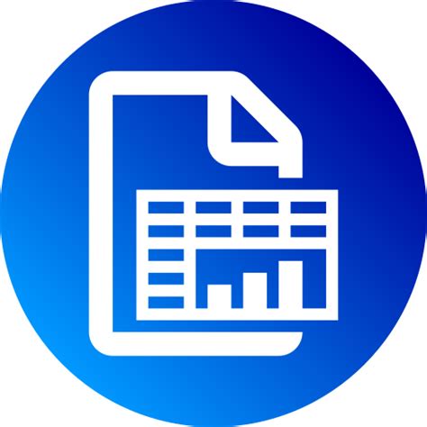 Spreadsheet Generic Flat Gradient Icon