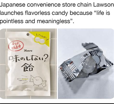 Japanese Chain Launches Flavourless Candy R Damnthatsinteresting