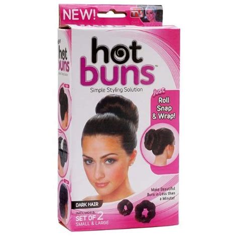 Hot Buns Simple Styling Solution For Dark Hair Want It All