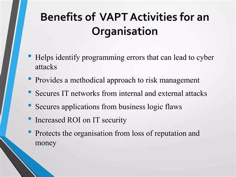 Vulnerability Assessment And Penetration Testing Basics Pptx