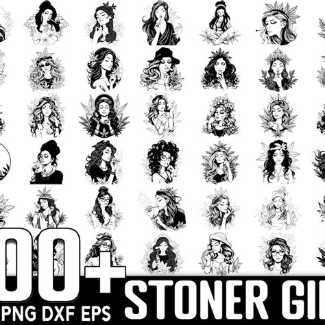 Stoner Girl Svg Etsy