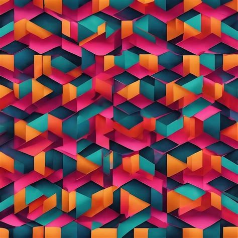 Seamless Repeatable Abstract Geometric Pattern For Eg Fabric Wallpaper