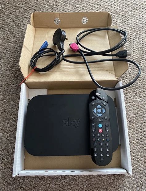 Sky Q Mini Box Model Em150 With Bluetooth Remote And Power Cable £80
