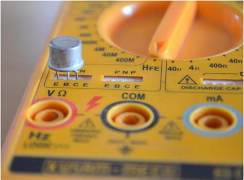 Multimeter Tutorial How To Test A Transistor