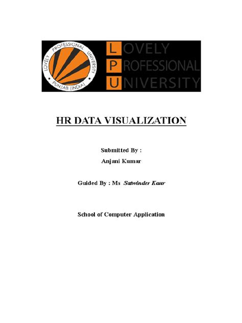 Data Visualisation Final Report Pdf