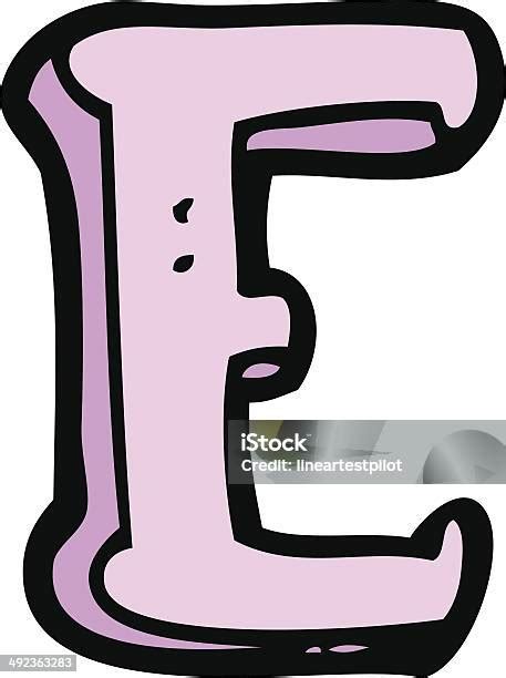 Huruf Kartun E Ilustrasi Stok Unduh Gambar Sekarang Alfabet Aneh Konsep Clip Art Istock