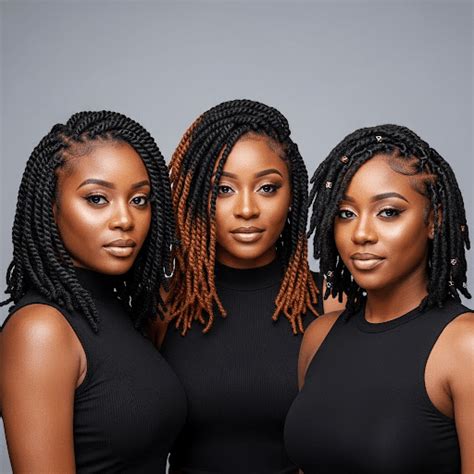 11 Trending Shoulder Length Kinky Twists Hairstyles Belle De Couture