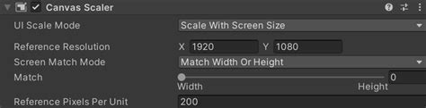 Scaling With Screen Size Unity Engine Unity Discussions