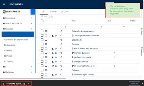 12198101 Mass Document Download As A Zip File With Structure Epc