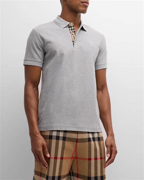 Burberry Mens Eddie Tb Polo Shirt Neiman Marcus