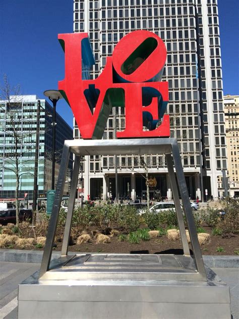 The Love In Philadelphia Love Park Sign Philadelphia Philadelphia