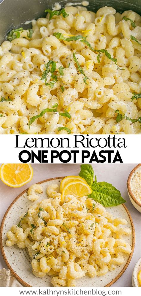 Light And Creamy Lemon Ricotta Pasta Recipe Creamy Lemon Pasta